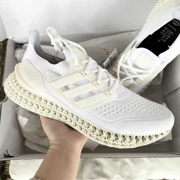 adidas | Shoes | Adidas Ultra 4dfwd Low Triple White Mens Running Shoes ...